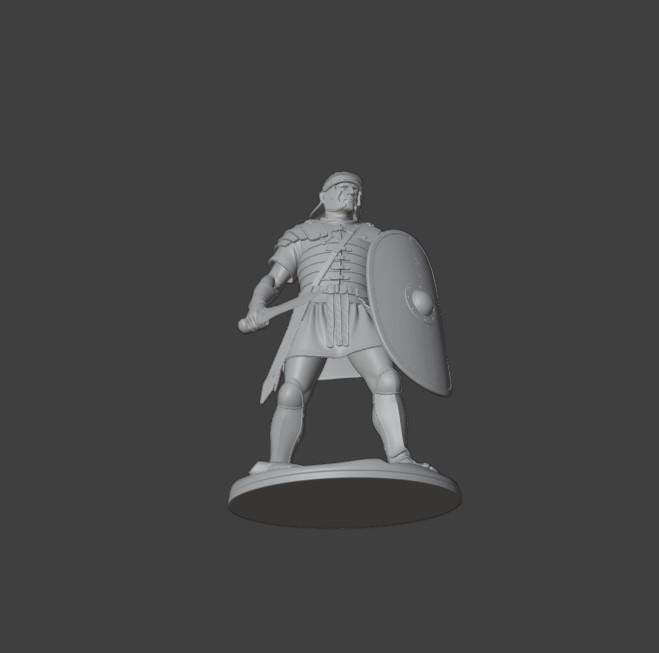 Roman Legionary 3D Model STL File – 2nd–3rd Century AD Historical ...