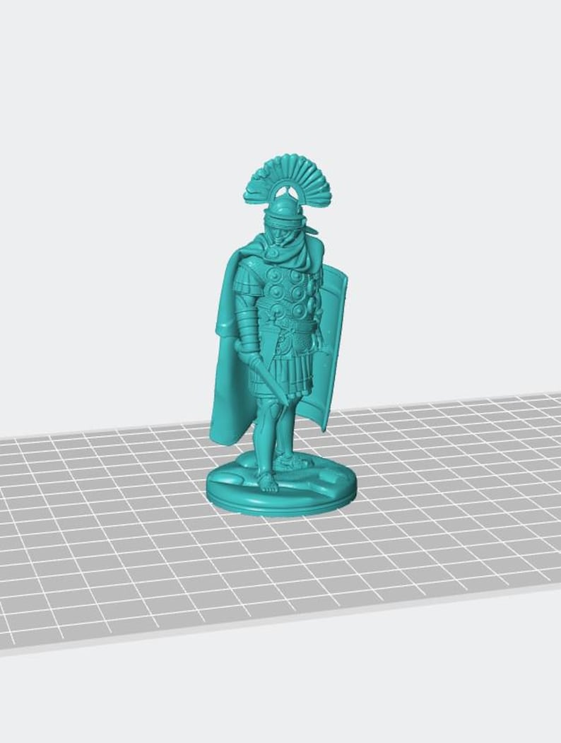 Roman Centurion STL File for 3D Printing | Ancient Roman Legion Officer ...