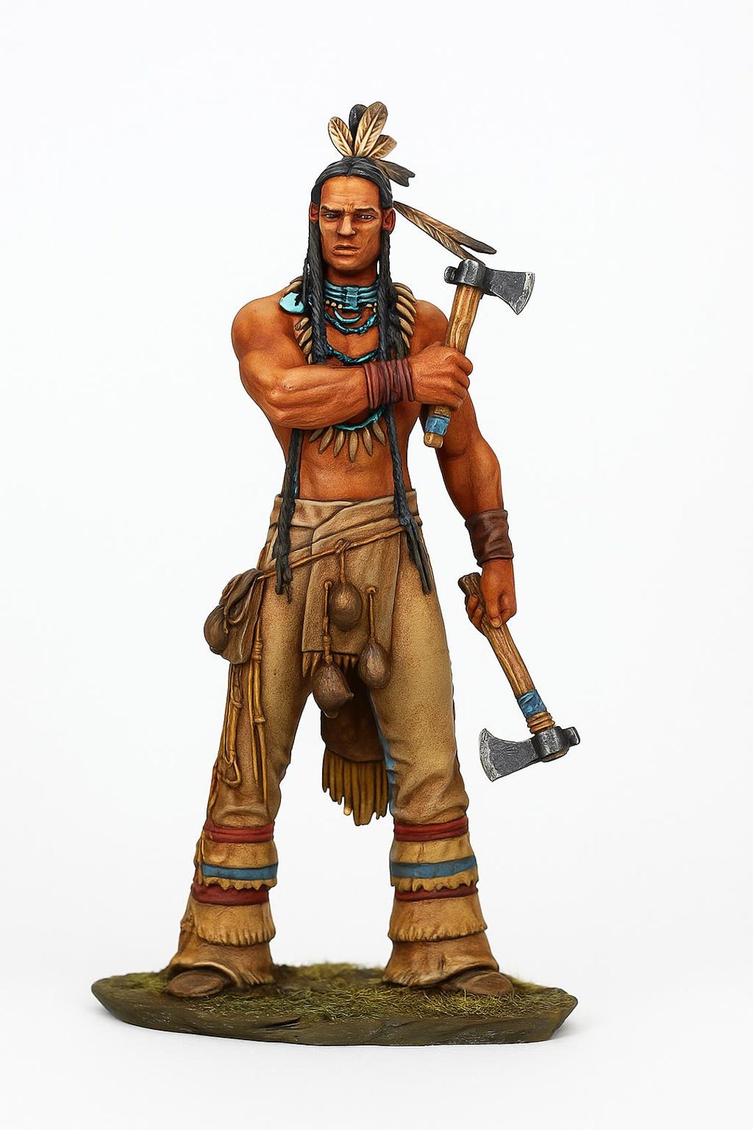 Native American Warrior STL File | 3D Printable Figurine | Indigenous ...
