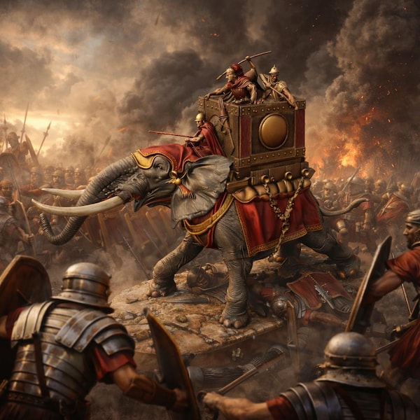 War Elephant - Etsy