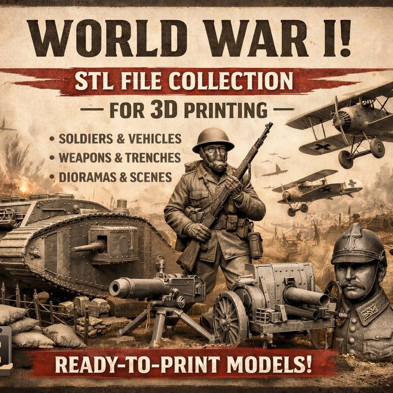 Ww1 Tank 3d Print - Etsy UK