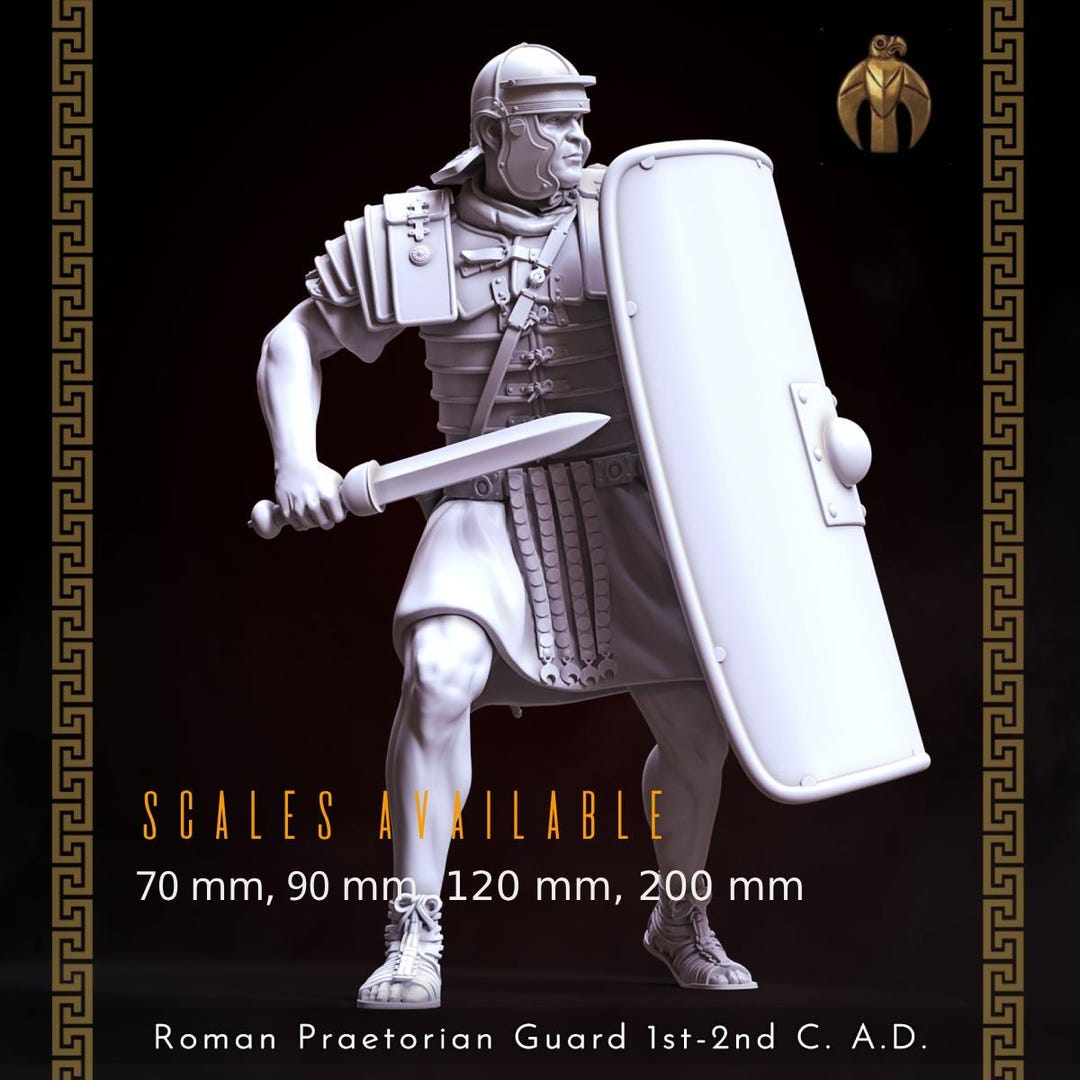 Legionnaire of the Roman Empire Historical Figure. 3D Model Printed ...