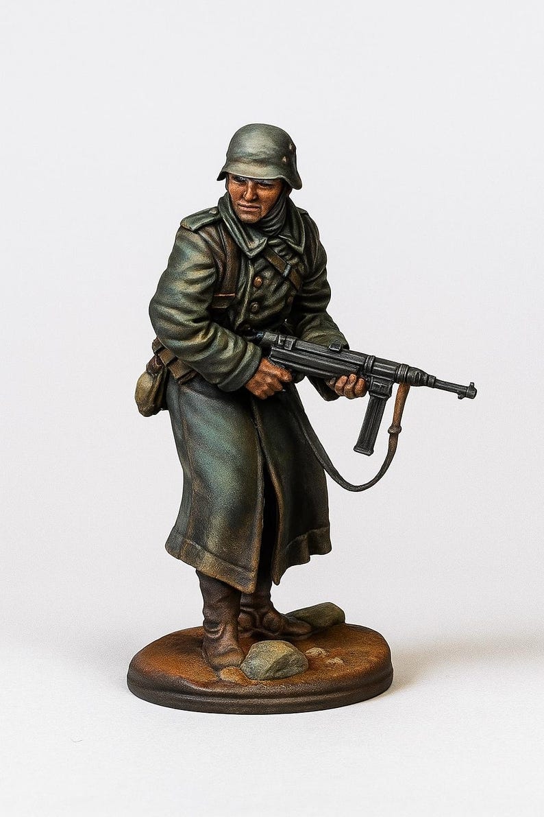 WW2 German Soldier STL File for 3D Printing | World War II Miniature ...