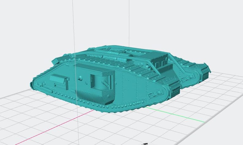 WW1 Tank STL – World War I 3D Printable Model - Etsy