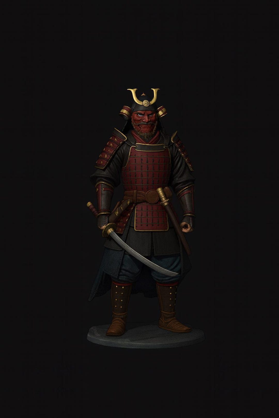 Samurai Warrior – Digital STL File for 3D Printing - Etsy