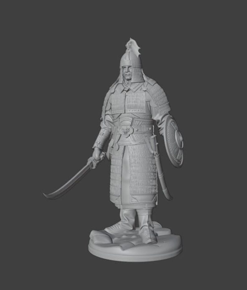 Mongol Warrior 3D Model | STL File for 3D Printing | Historical ...
