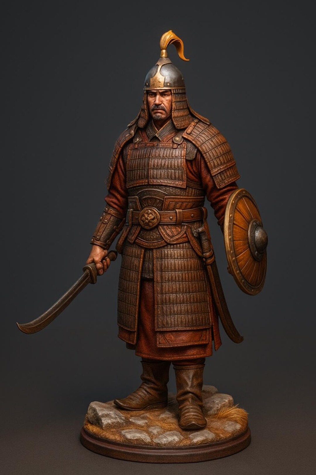 Mongol Warrior 3D Model | STL File for 3D Printing | Historical ...