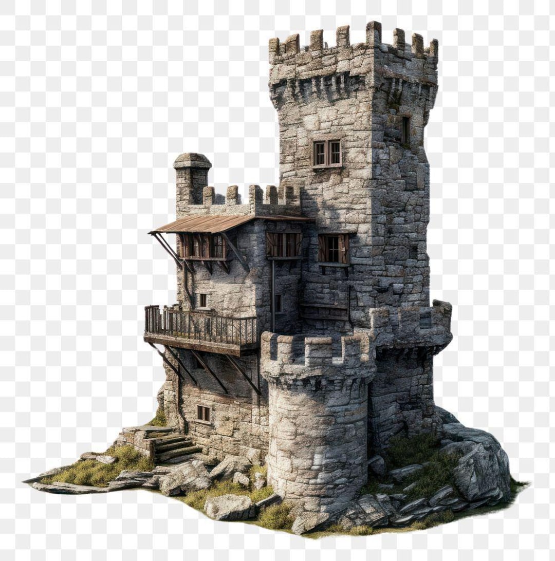 Medieval Castle STL File for 3D Printing - Etsy