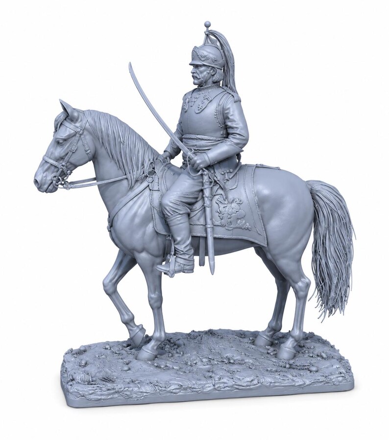Spanish Cuirassier 1812 STL File for 3D Printing – Napoleonic Cavalry ...