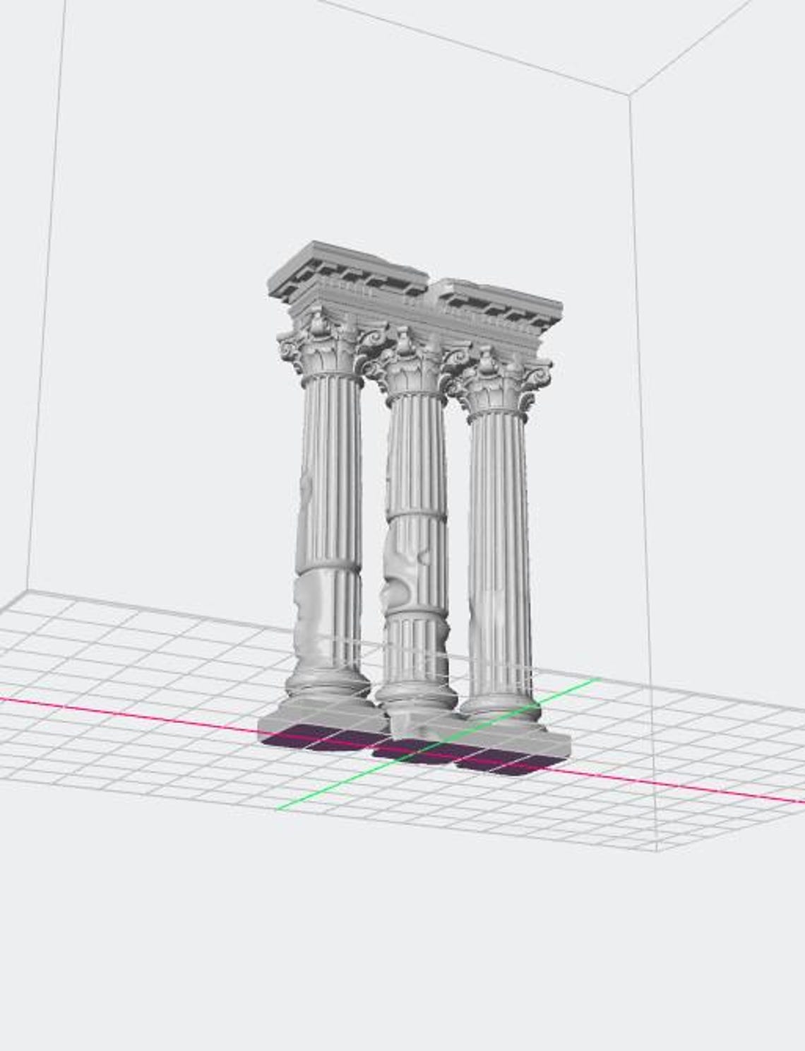 Ancient Roman Columns STL for 3D Printing - Etsy