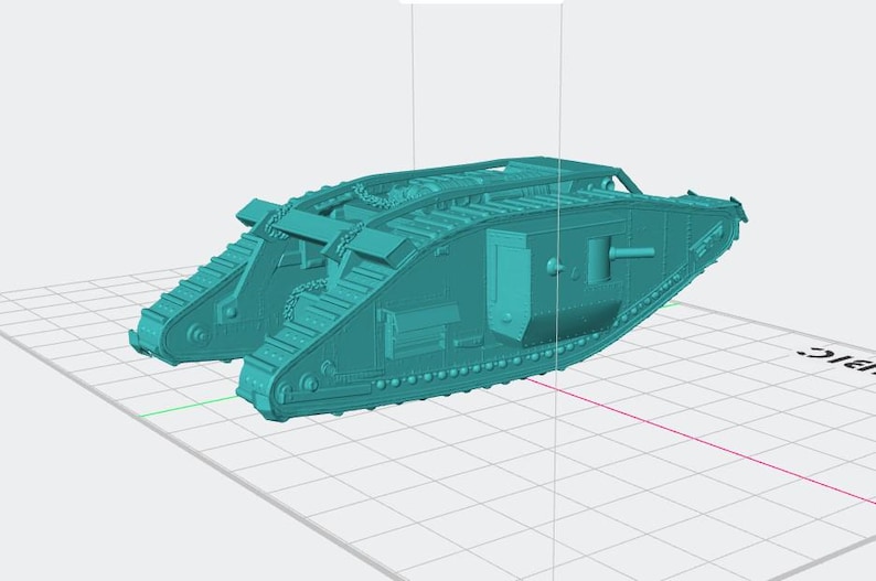 WW1 Tank STL – World War I 3D Printable Model - Etsy