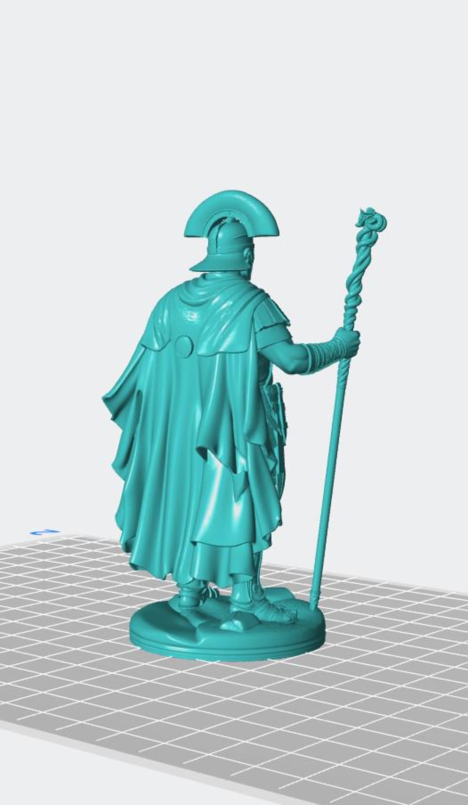 Roman Centurion With Vitis STL | Ancient Rome Officer Miniature | 3D ...