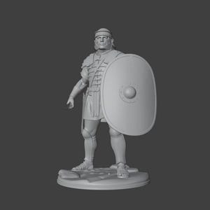 Roman Legionary 3D Model STL File – 2nd–3rd Century AD Historical ...