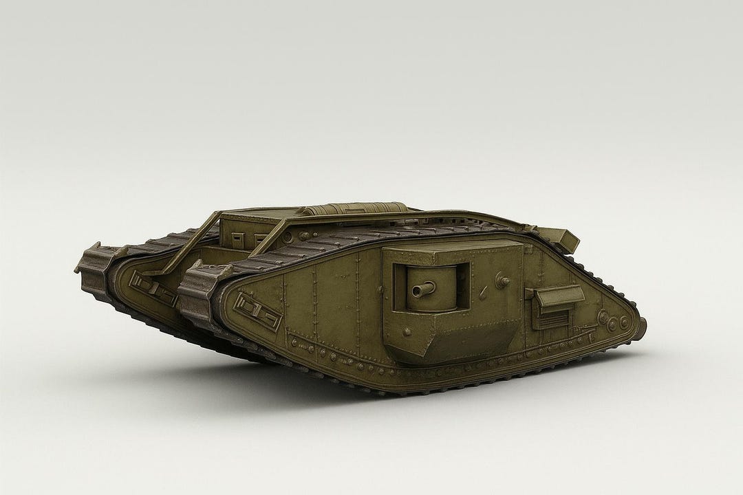 WW1 Tank STL – World War I 3D Printable Model - Etsy