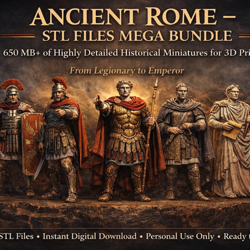 Gladiator Miniatures Stl - Etsy