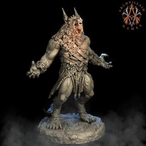 Werewolf Alpha. 3D Figure. Figure for Painting. Werewolf Figurine ...