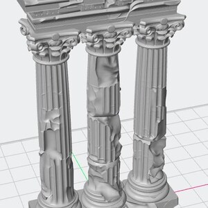 Ancient Roman Columns STL for 3D Printing - Etsy