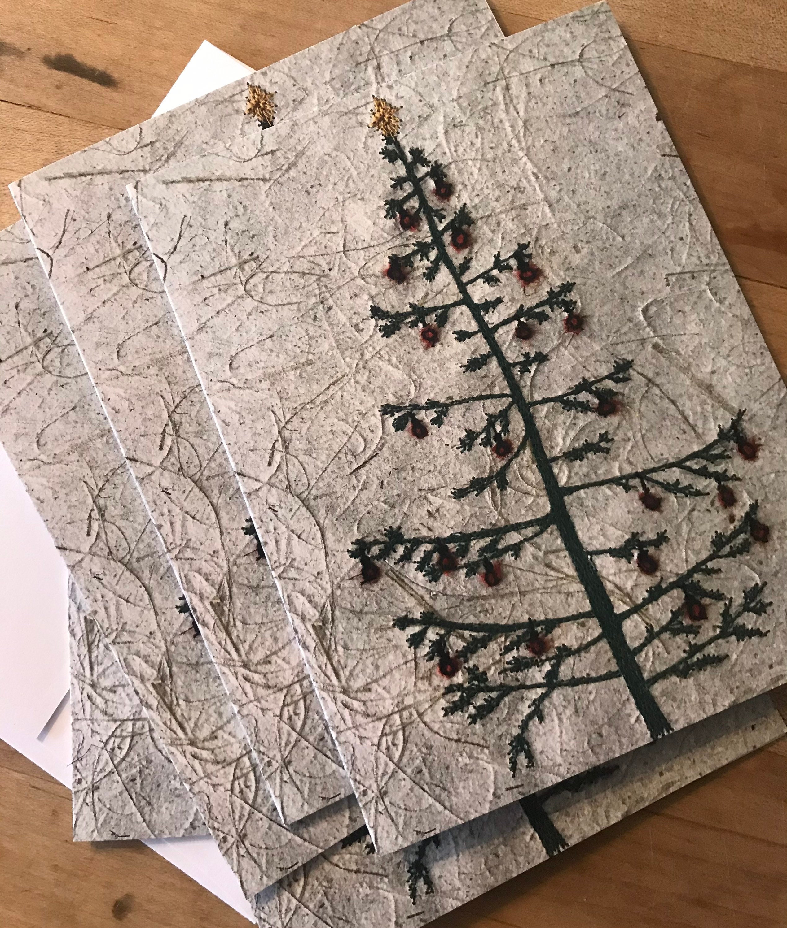 Oh Christmas Tree- Set of 8 Note Cards - Etsy