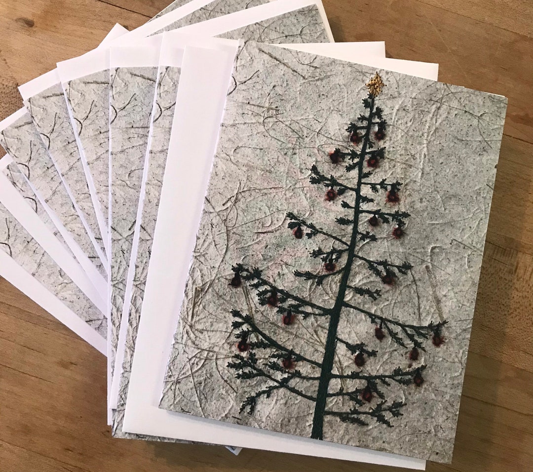 Oh Christmas Tree- Set of 8 Note Cards - Etsy