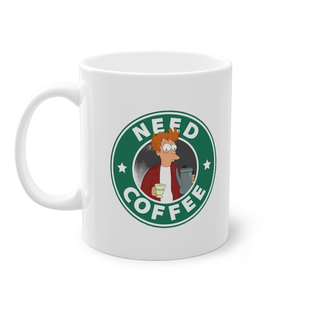 Funny Mug Coffee Lovers Tea Cup Fry Futurama Gift - Etsy