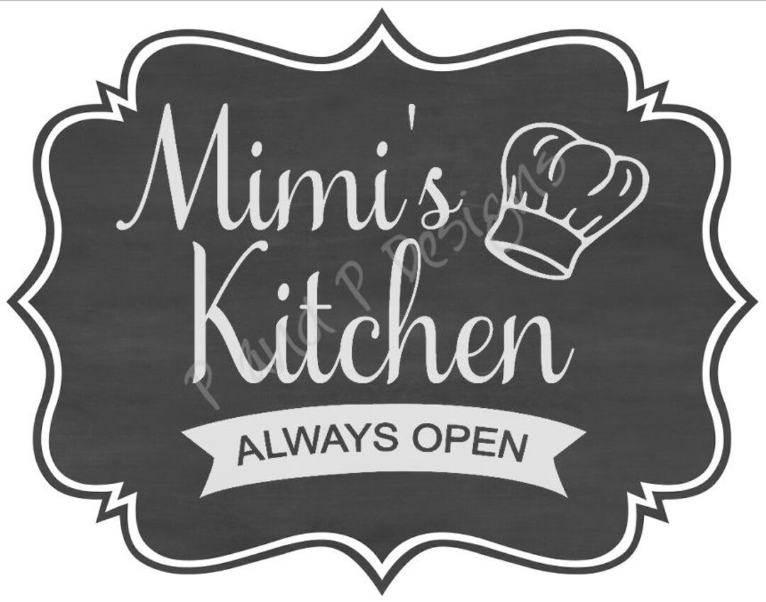 Mimi's Kitchen SVG & PNG - Instant Download - Etsy