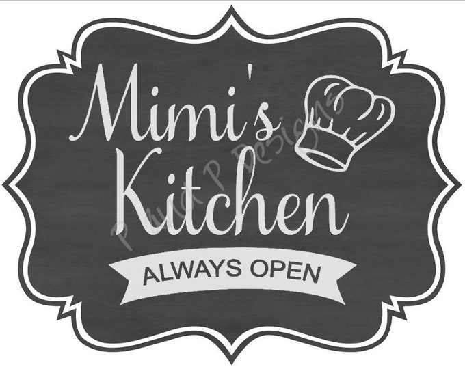 Mimi's Kitchen SVG & PNG - Instant Download - Etsy