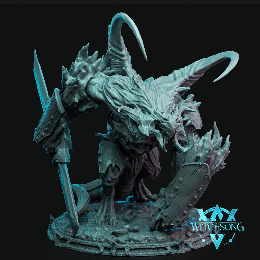Demon Ghel'kerot, Guardian of the Gate - Etsy