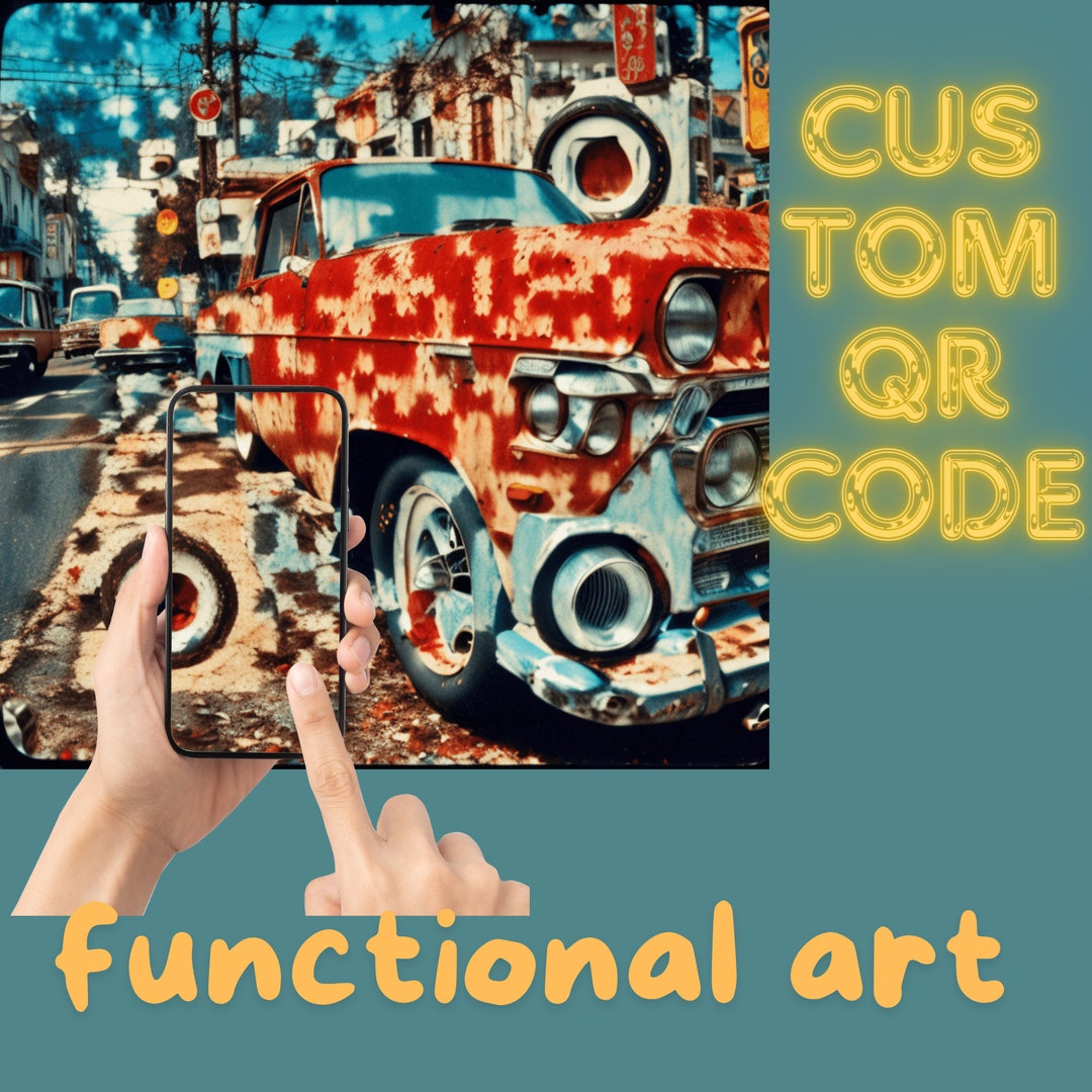 Custom QR Code, Art for Personal and Business Branding, Unique Digital ...