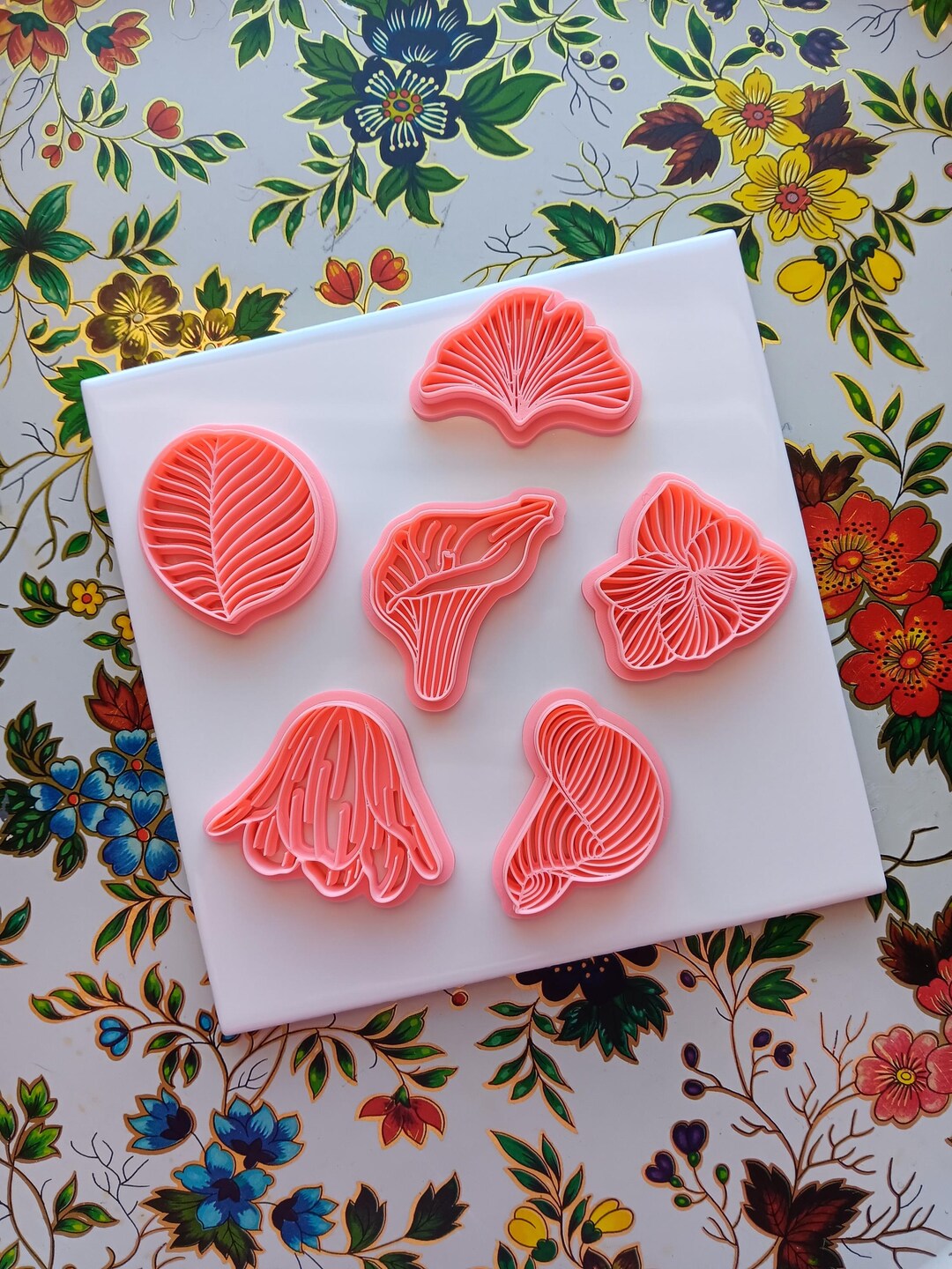 Heavy Line Flowers - Polymer Clay Cutter Tool - Multiple Shapes and ...