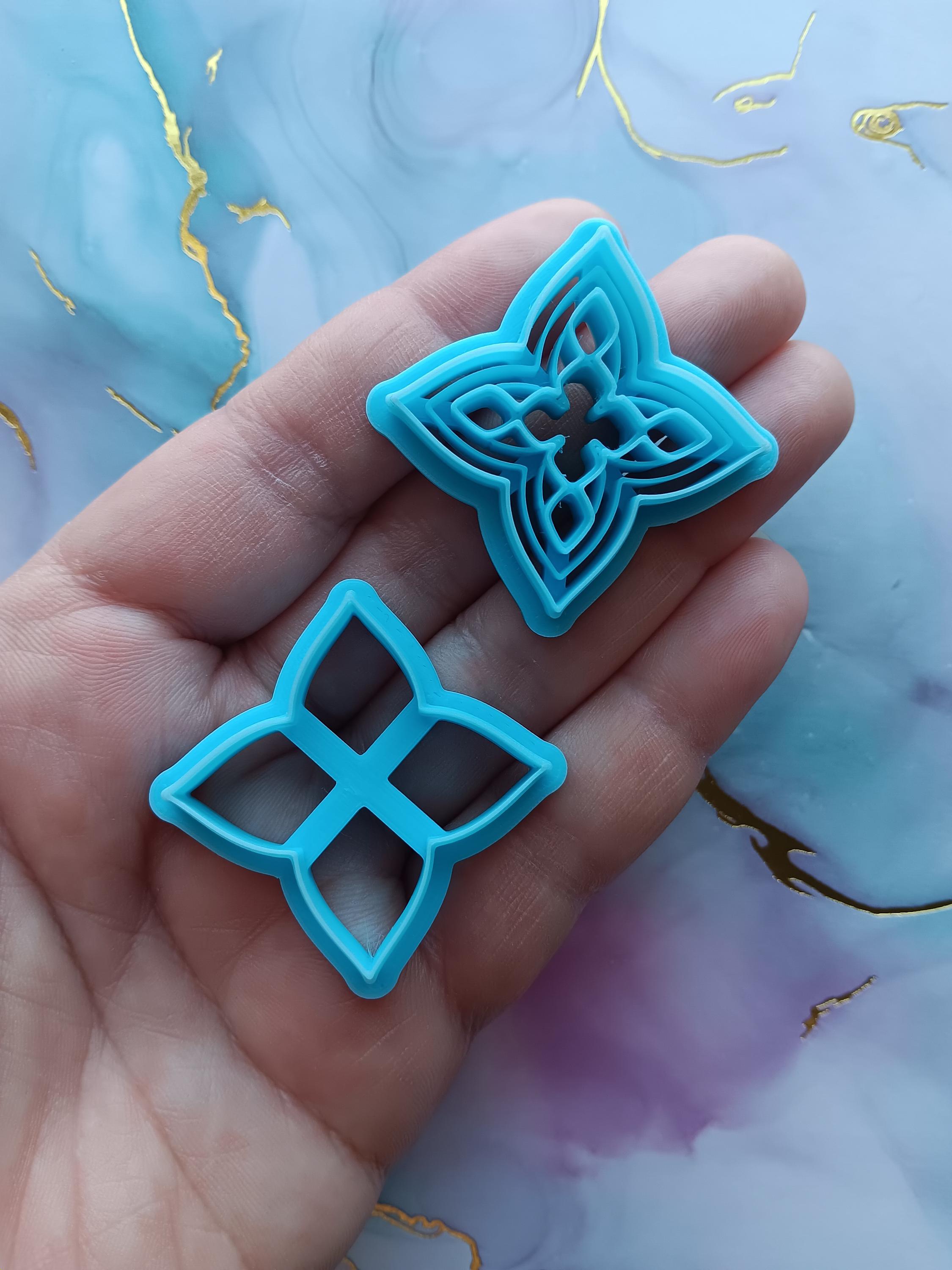 Star and Ellipse Gothic Windows - Polymer Clay Cutter Tool - Multiple ...