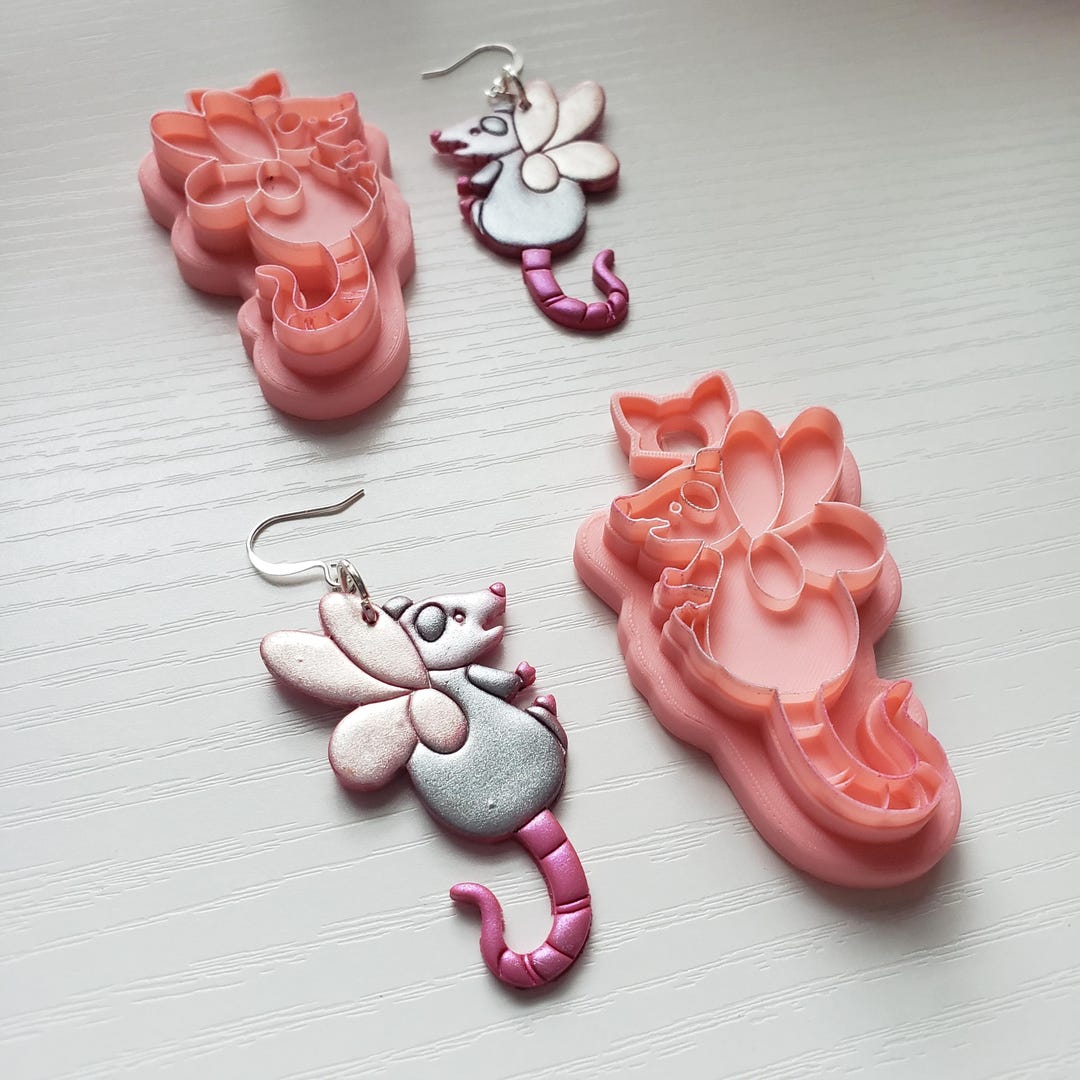 Possum Fairy - Polymer Clay Cutter Tool - Cute Designs by the Pudgy Art ...