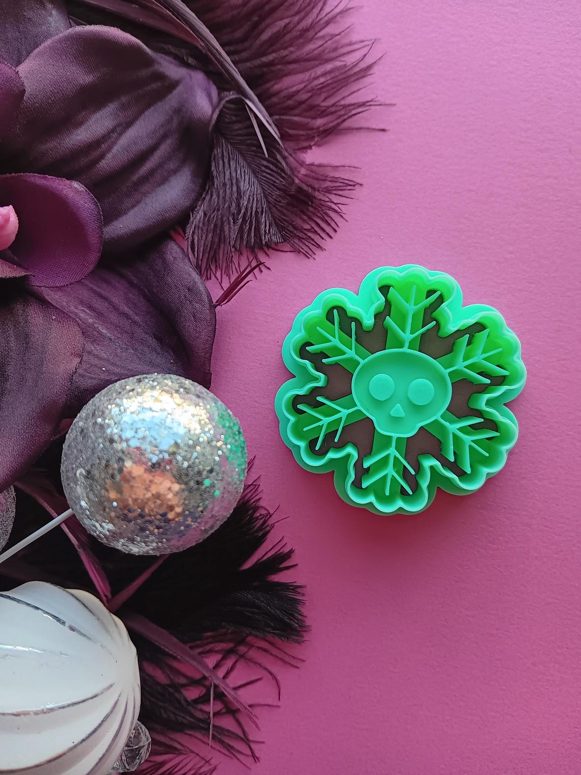 Creepmas Skulls - Polymer Clay Cutter Tool - Creepy Christmas Holiday ...
