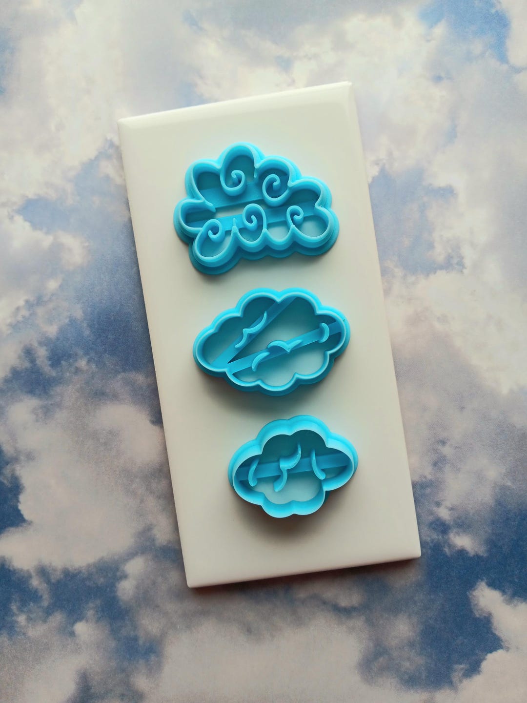 Fluffy Rain Clouds - Polymer Clay Cutter Tool - Multiple Designs and ...