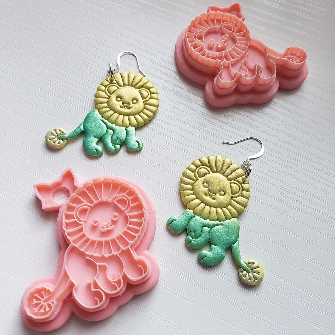 Dandy Lion - Polymer Clay Cutter Tool - Cute Designs by the Pudgy Art ...