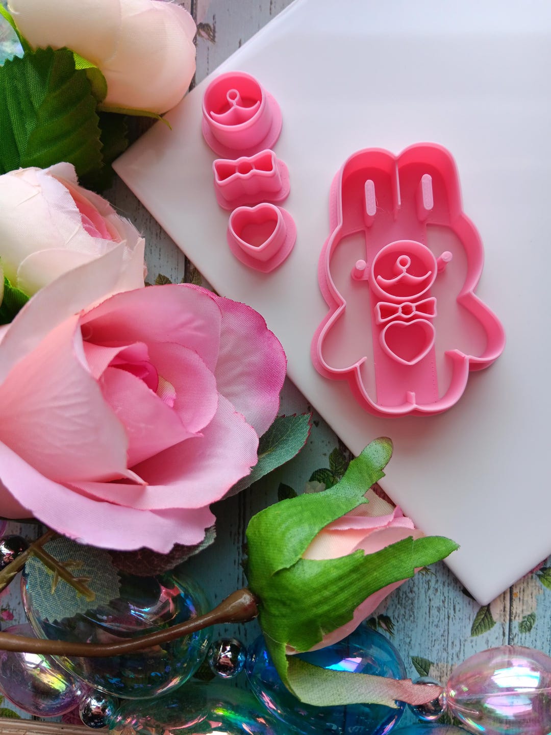 Rabbit Cartoon Builder - Polymer Clay Cutter Tool - Multiple Designs ...