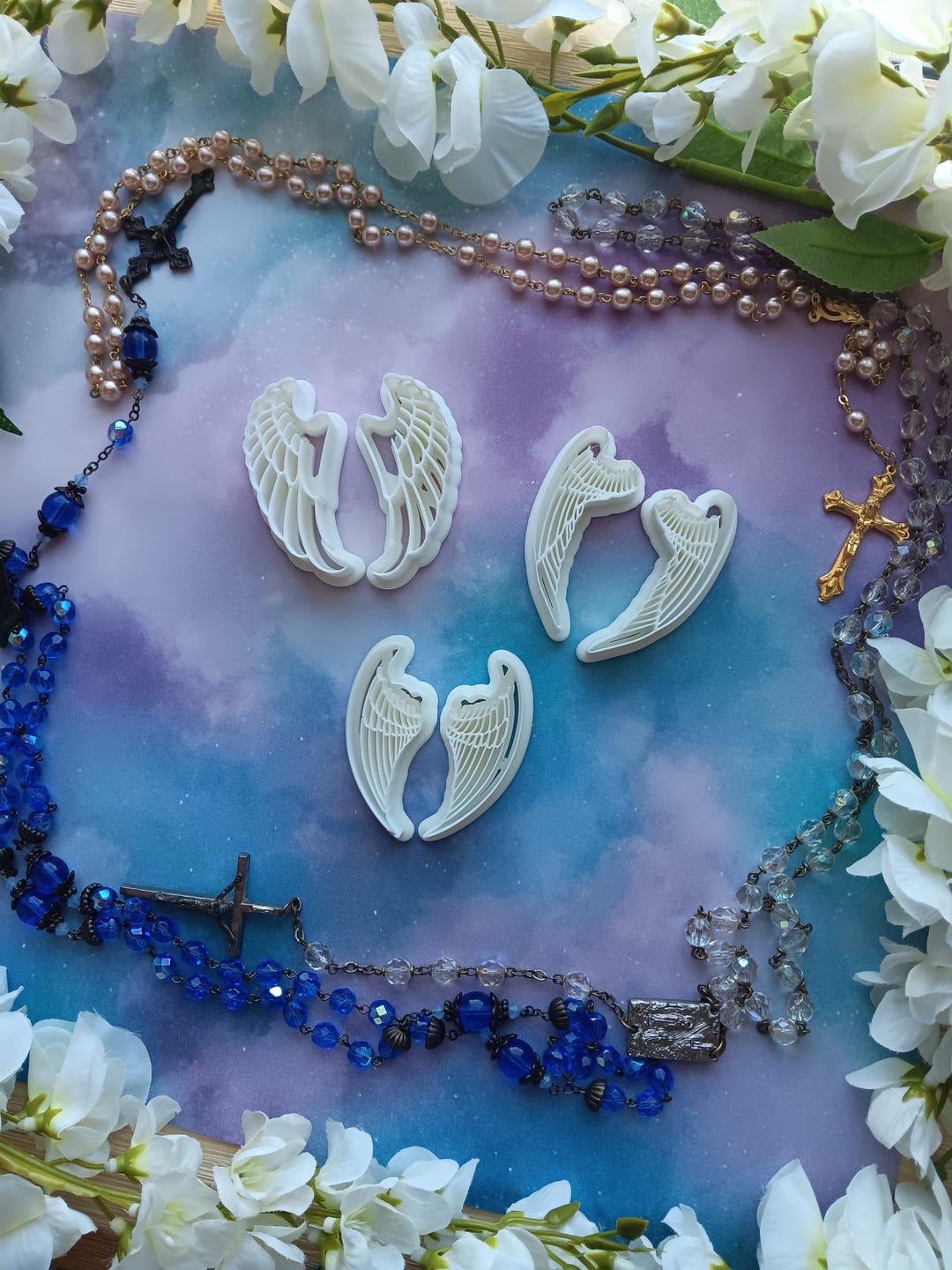 Arch Angel Wing Set No 3 - EXCLUSIVE DESIGN - Polymer Clay Cutter Tool ...