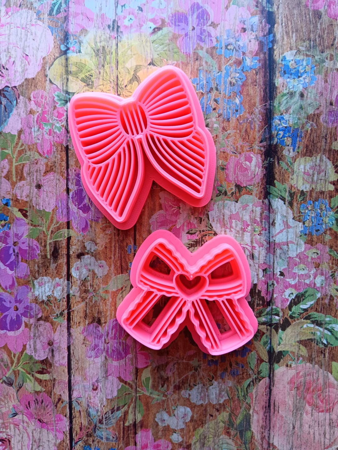 Lined Frilly Bows - Polymer Clay Cutter Tool - Multiple Designs and ...