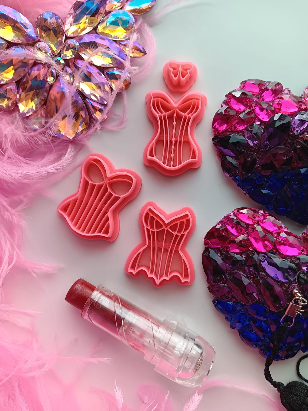 Bust Corset Multiple Designs - Polymer Clay Cutter Tool - Clothing With ...