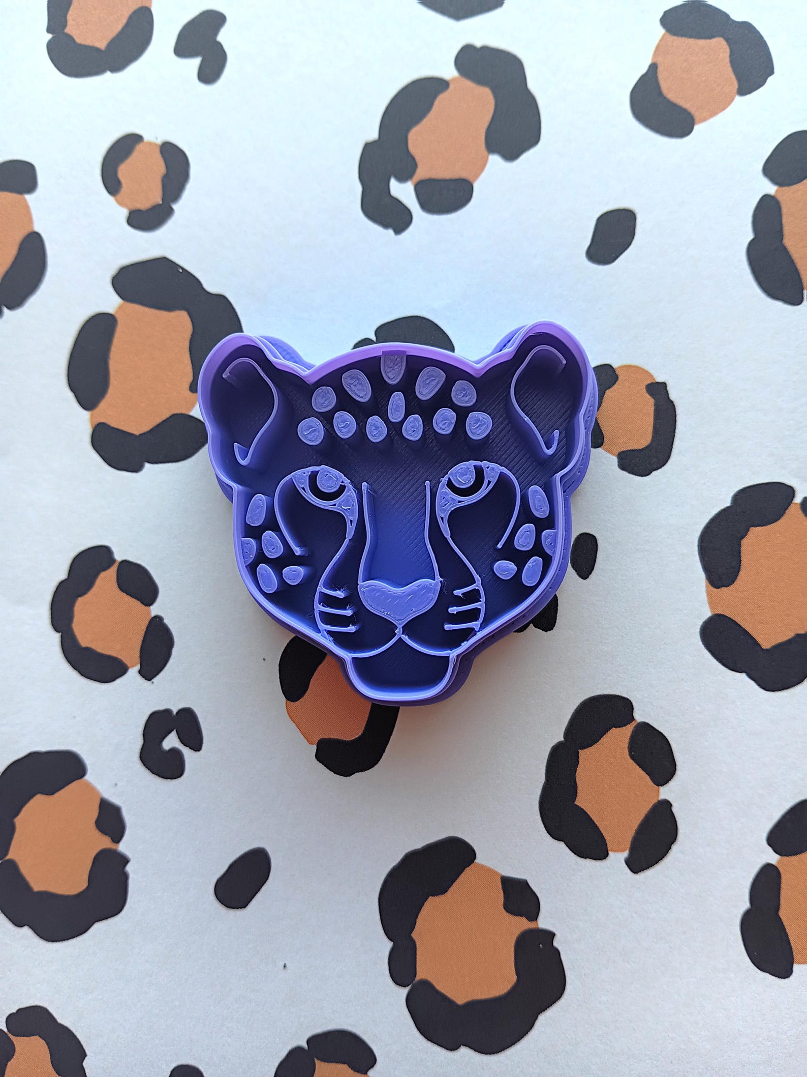 Big Cats Polymer Clay Cutter - Cheetah, Leopard, Animal Print Spots - Etsy