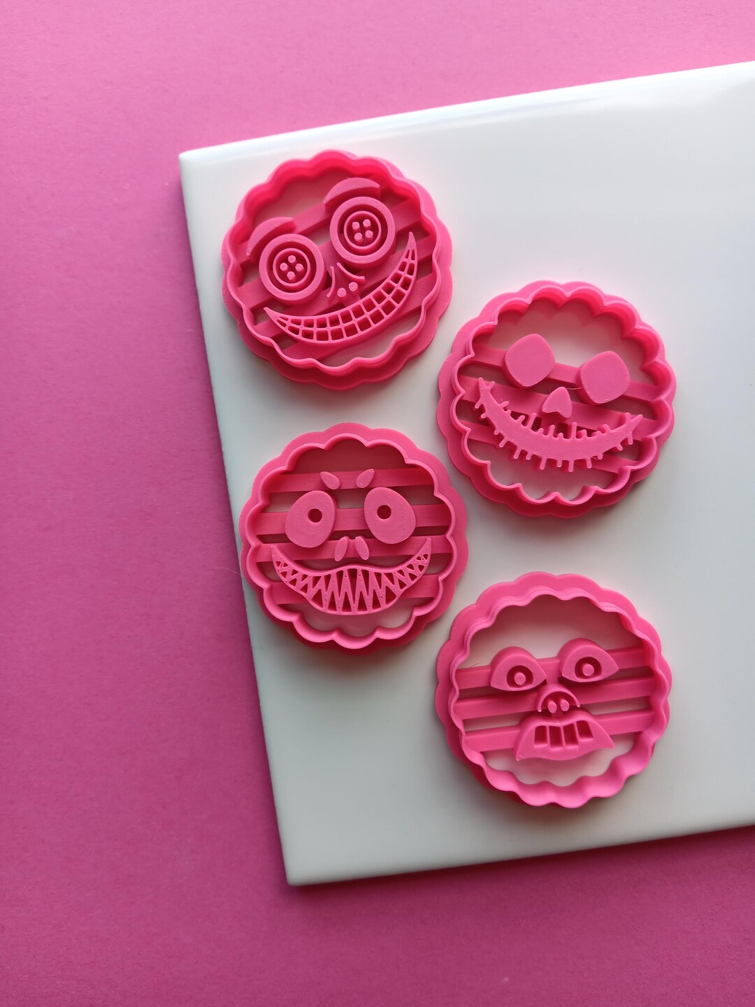 Creepy Spooky Pies - Polymer Clay Cutter Tool - Multiple Designs and ...