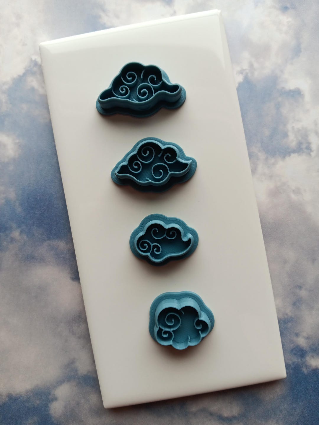 Mini Storm Cloud 4 Pack - Polymer Clay Cutter Tool - Multiple Designs ...