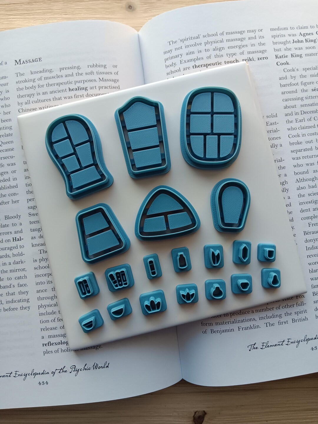 Cabinet Book Shelves With Micro Stud Pack - Polymer Clay Cutter Tool ...