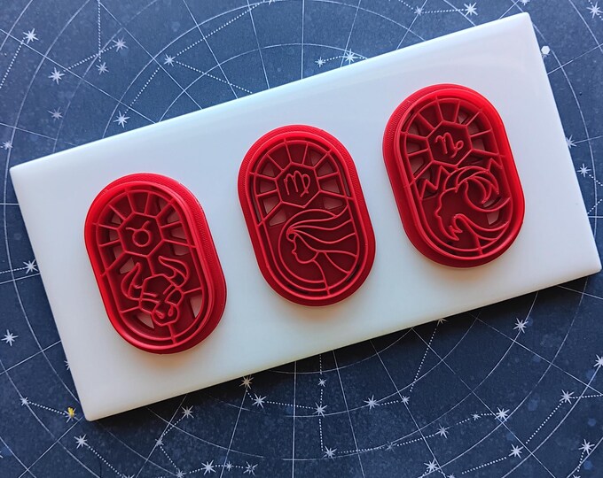 Zodiac Earth Signs - Polymer Clay Cutter Tool - Multiple Designs and ...