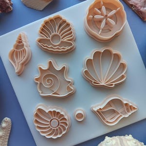 Sea Shells - Polymer Clay Cutter Tool - Multiple Designs and Sizes ...