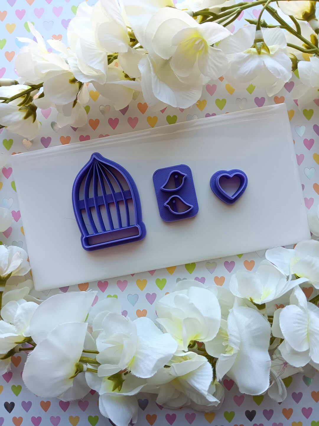 Love Bird Cage - Polymer Clay Cutter Tool - Multiple Designs and Sizes ...