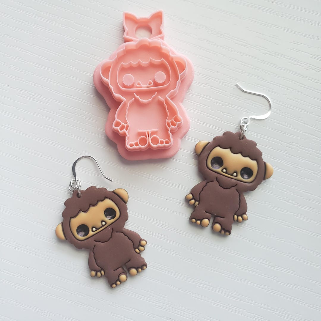 Big Foot - Polymer Clay Cutter Tool - Cute Designs by the Pudgy Art ...