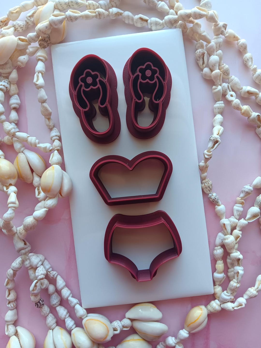 Beach Outfit Polymer Clay Cutter - Summer Time Bikini Bathing Suit and ...