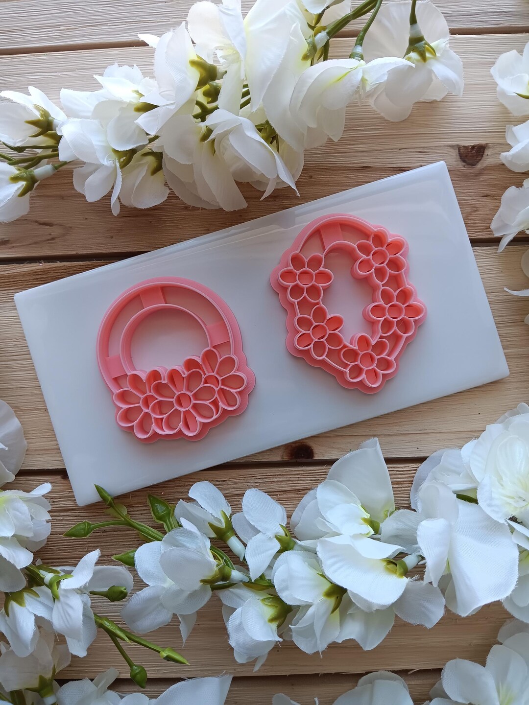 Daisy Outline Center Cut Outs - Polymer Clay Cutter Tool - Spring Time ...