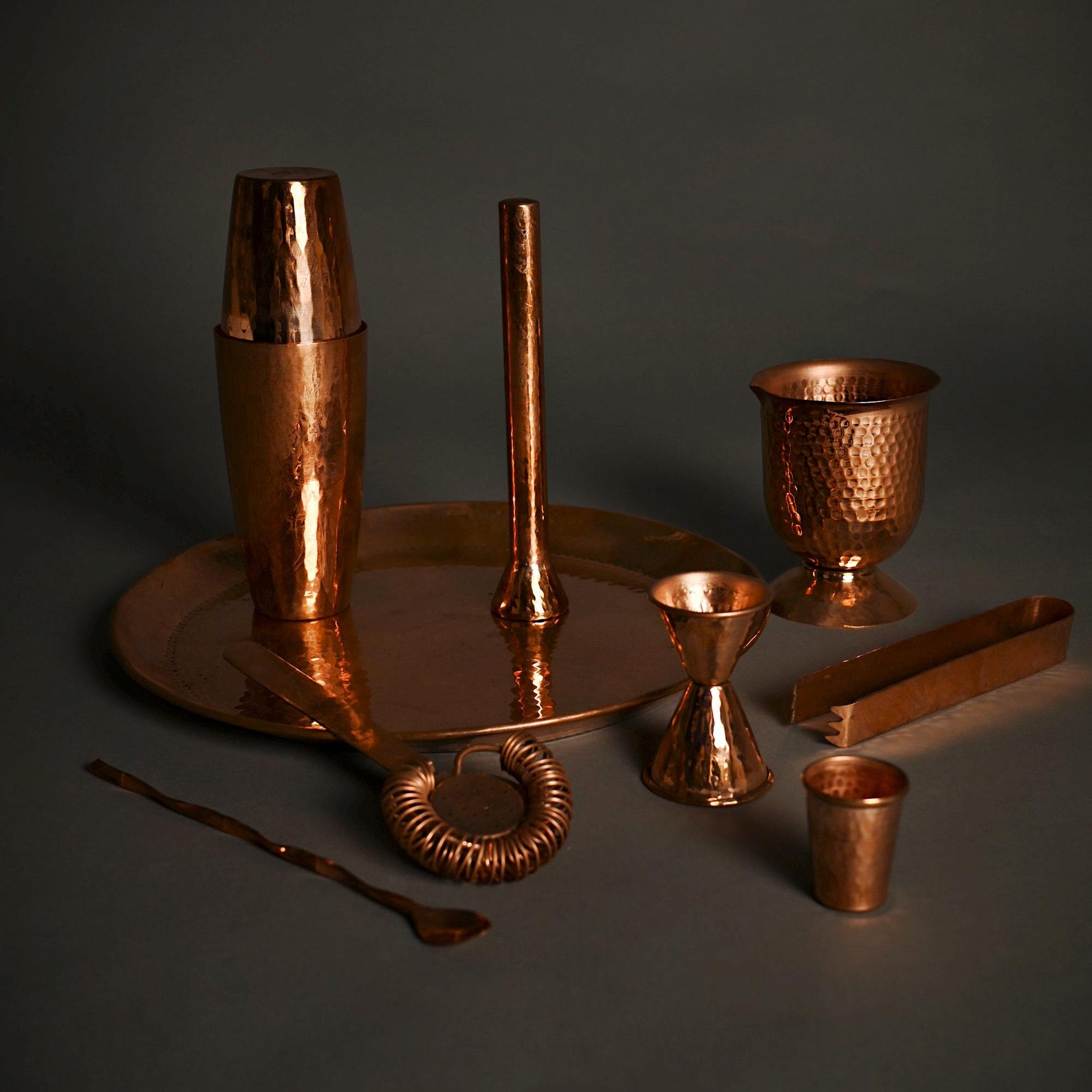 Copper Bartending Set - Etsy