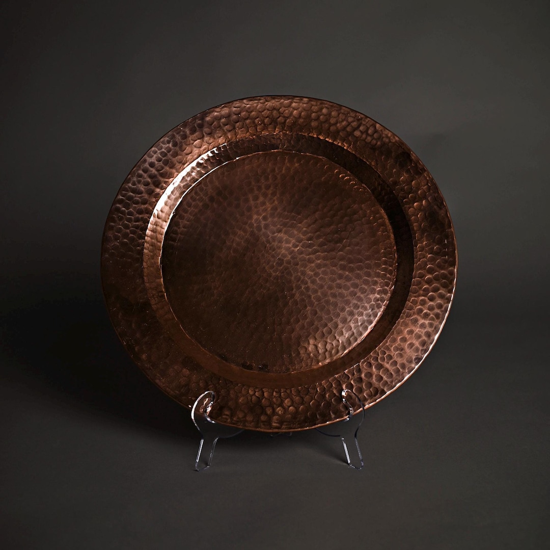 Vallarta Chargers in Polished Copper (set of 4) - Etsy